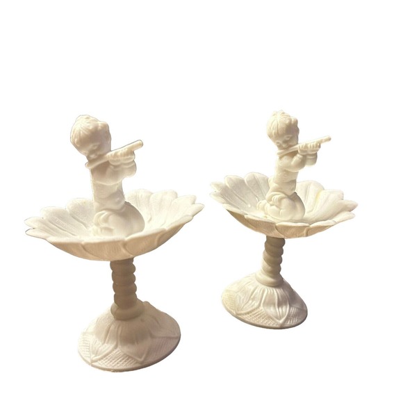 Wilton | Other | Wilton Vintage Cake Toppers Bird Bath Boy Playing ...